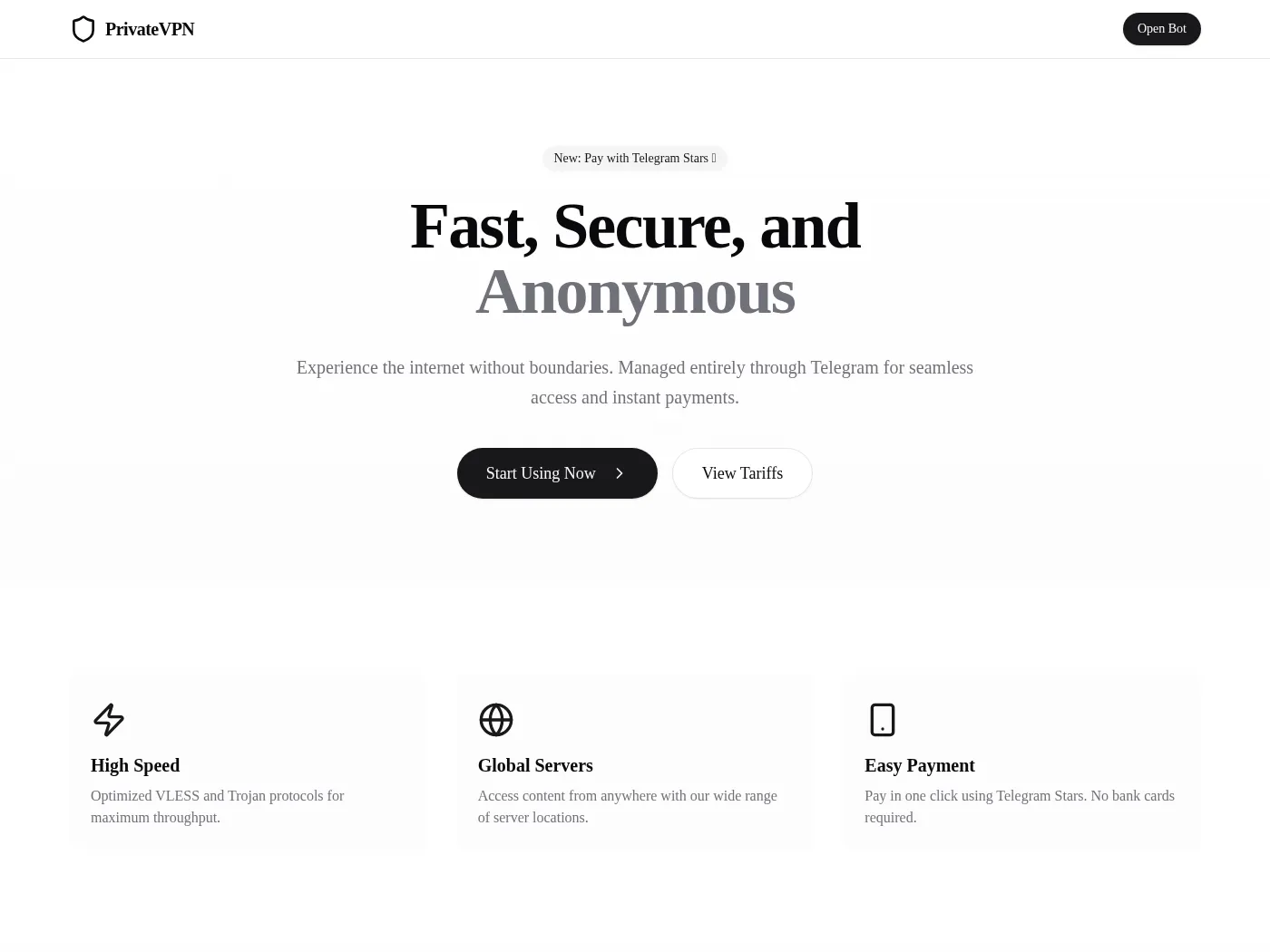 VPN Telegram Bot