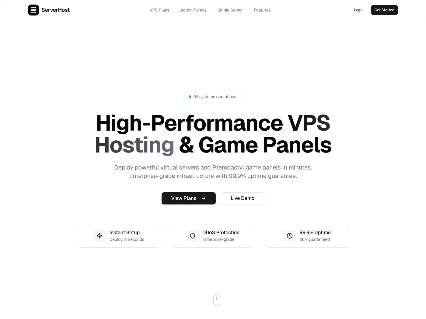 VPS & Pterodactyl Showcase