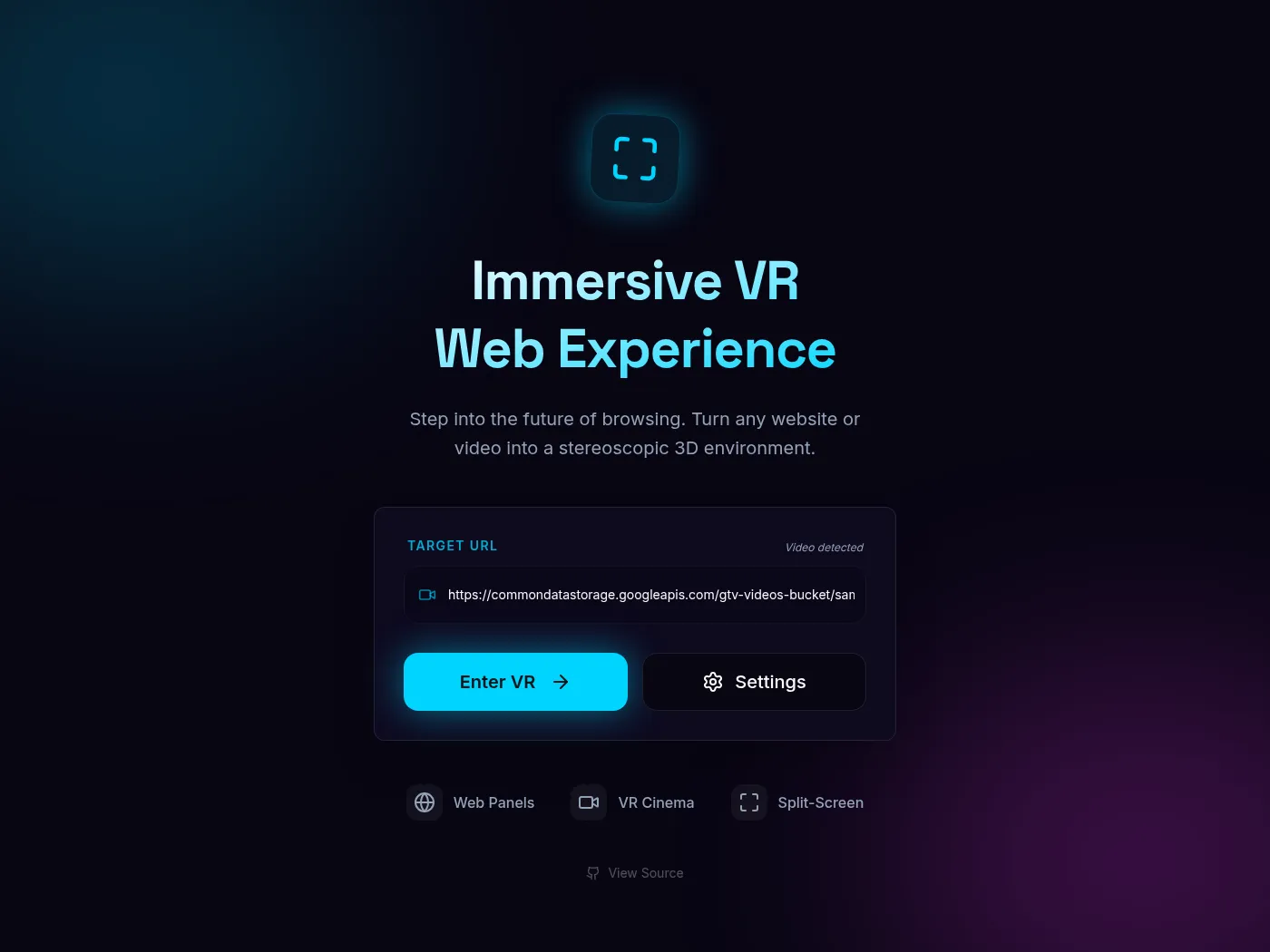 VR Web & Video Browser