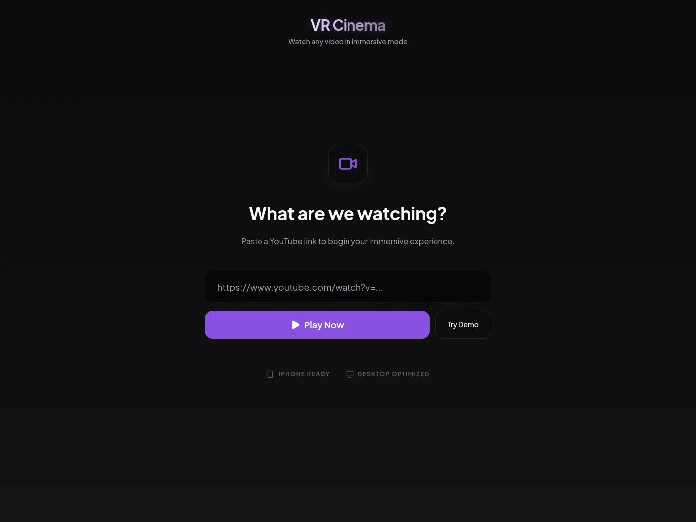 VR Cinema Upgrade