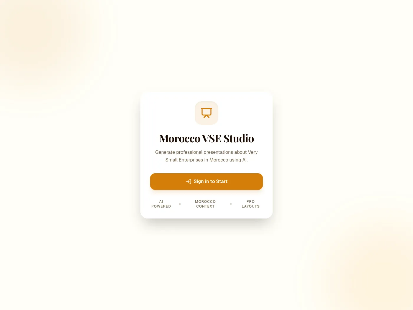 VSEs in Morocco Slides