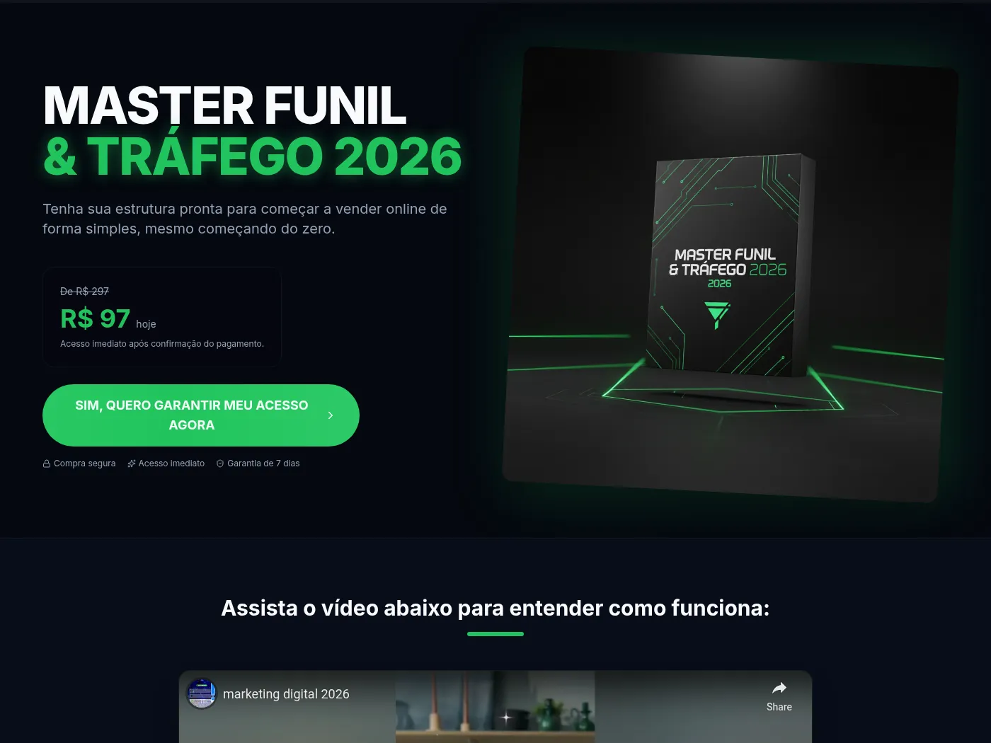 Master Funil VSL Page