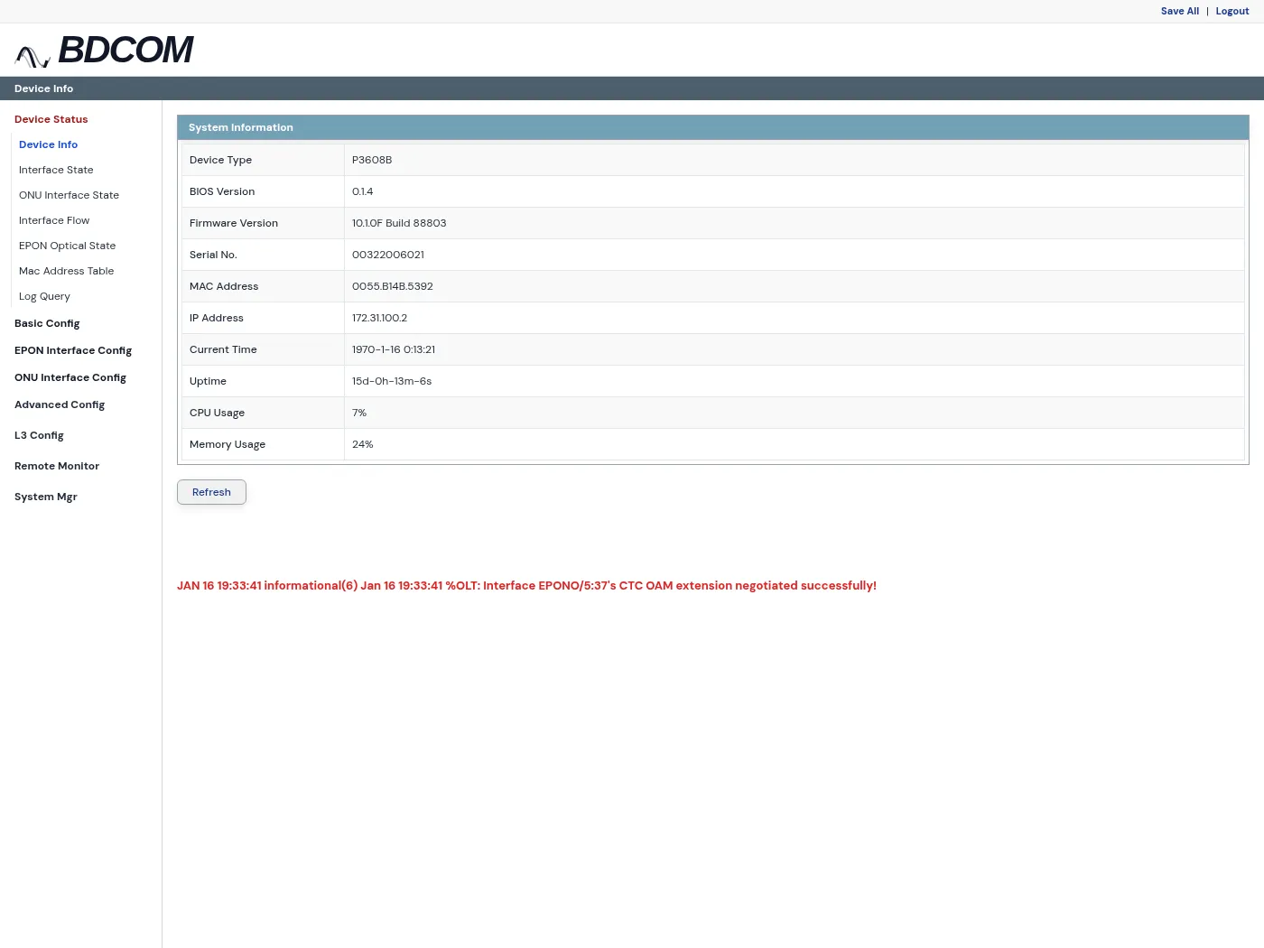 VSOL OLT CLI Simulator