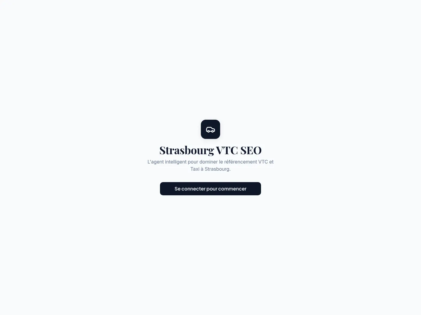 Strasbourg VTC SEO Agent