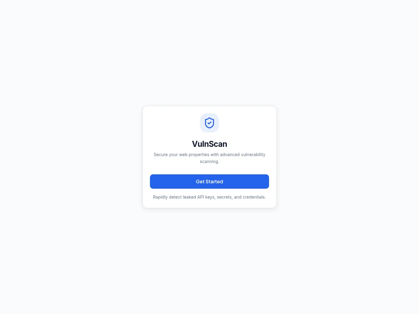 VulnScan Web Scanner