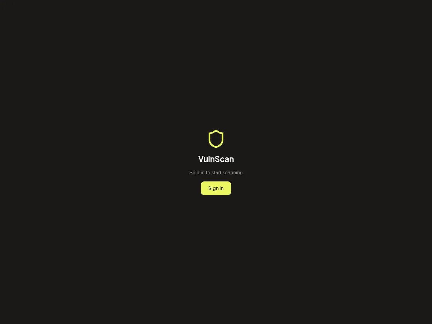 VulnScan Web Security Tool