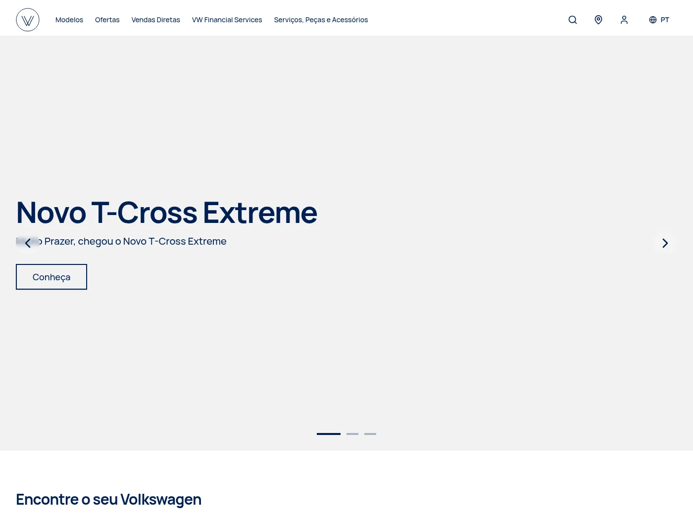 VW Brazil Site Clone