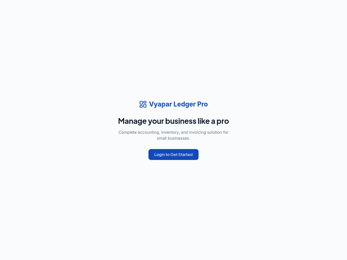 Vyapar Ledger Pro