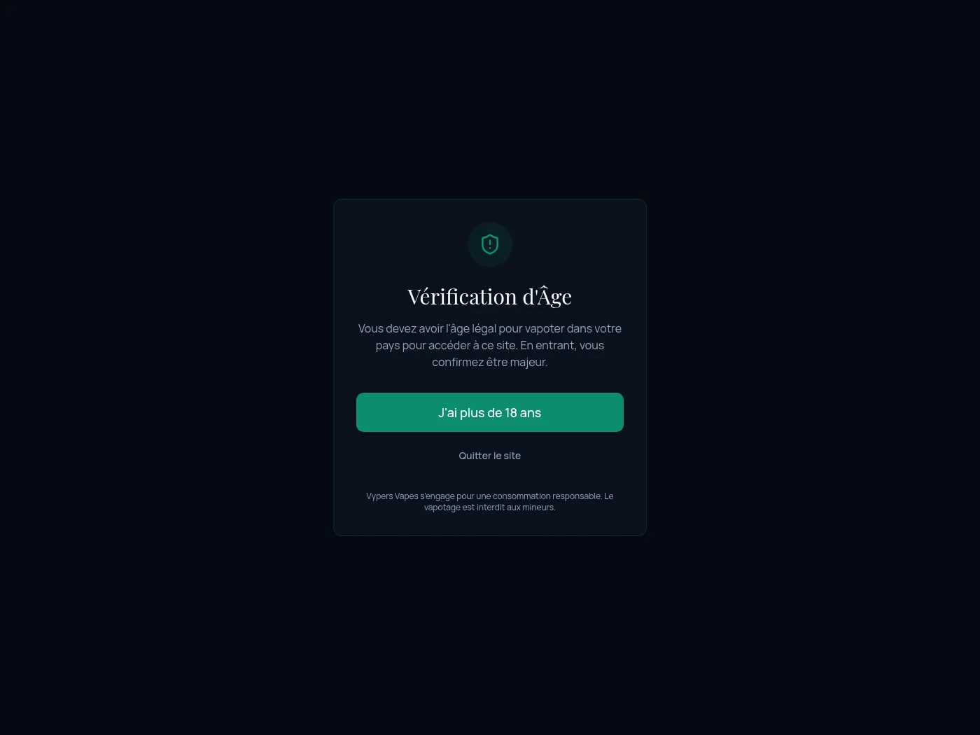 Vypers Vapes Website