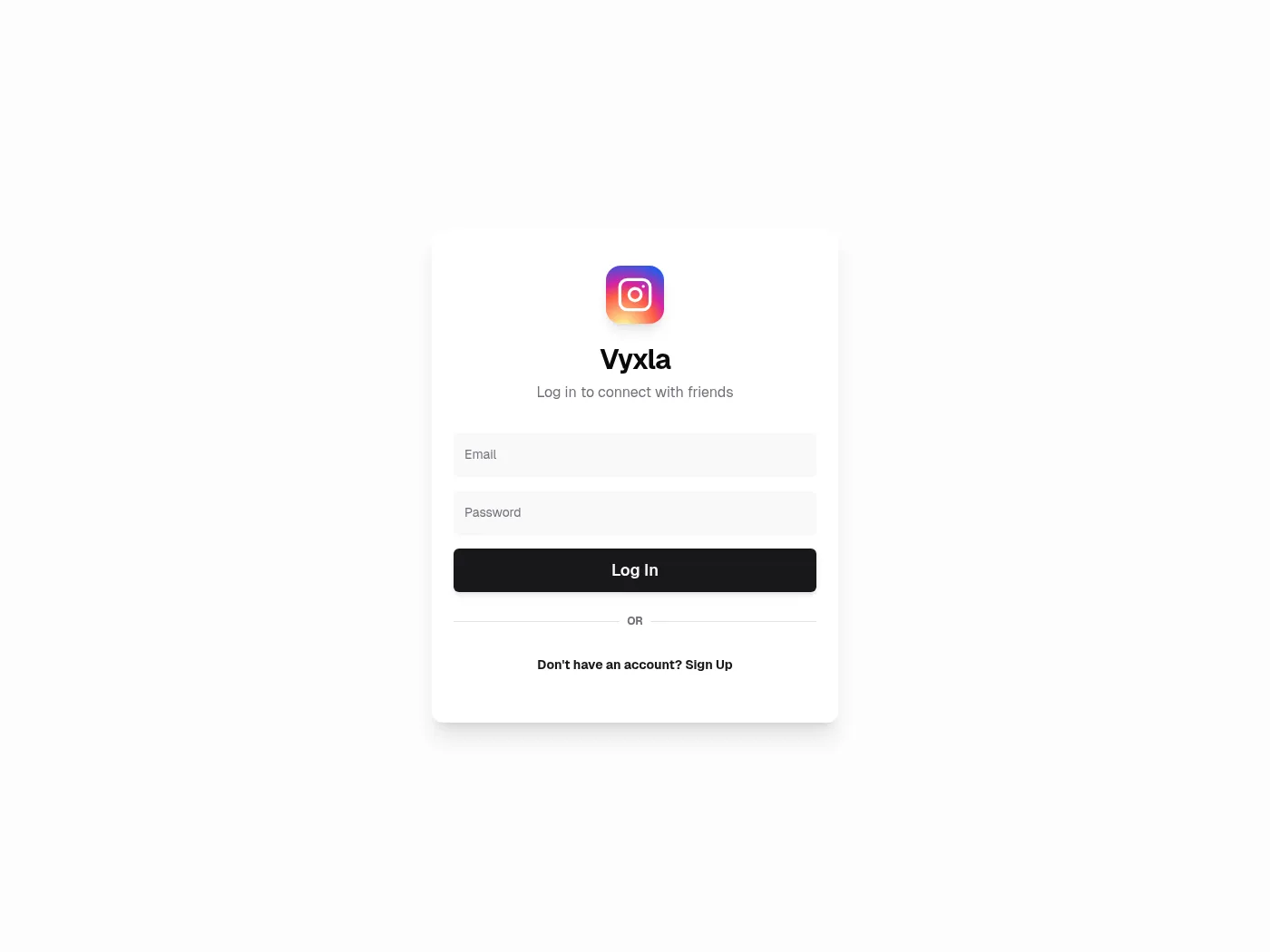 Vyxla Social Network