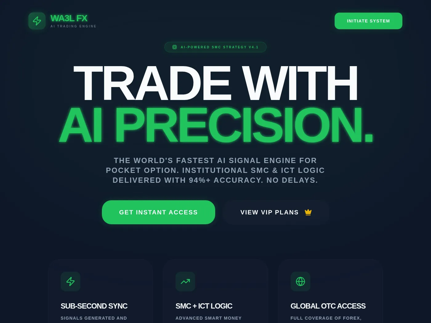 WA3L FX AI Trading Platform