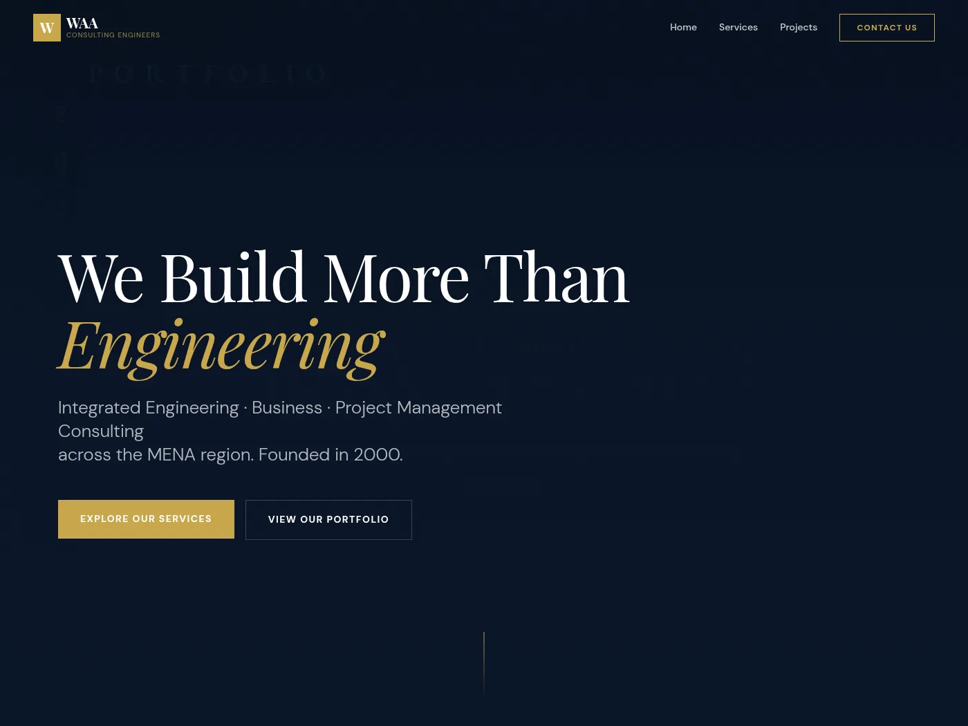 WAA Consulting Group Website