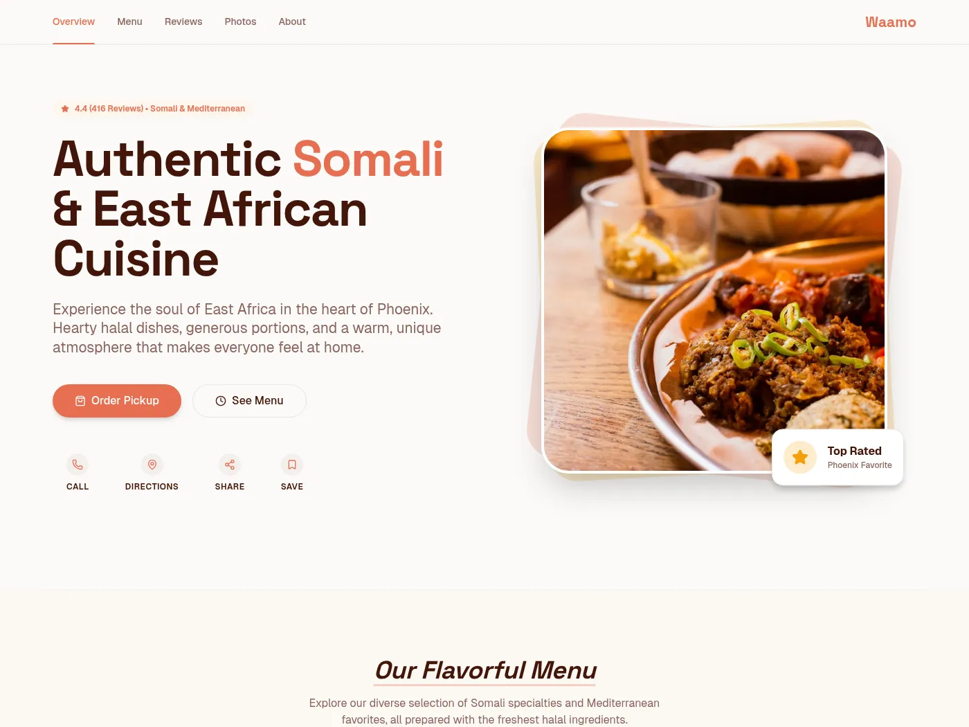 Waamo Restaurant Guide