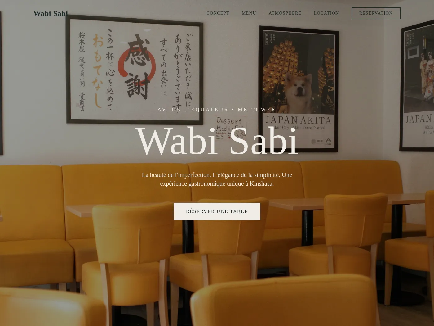 Wabi Sabi Kinshasa Site