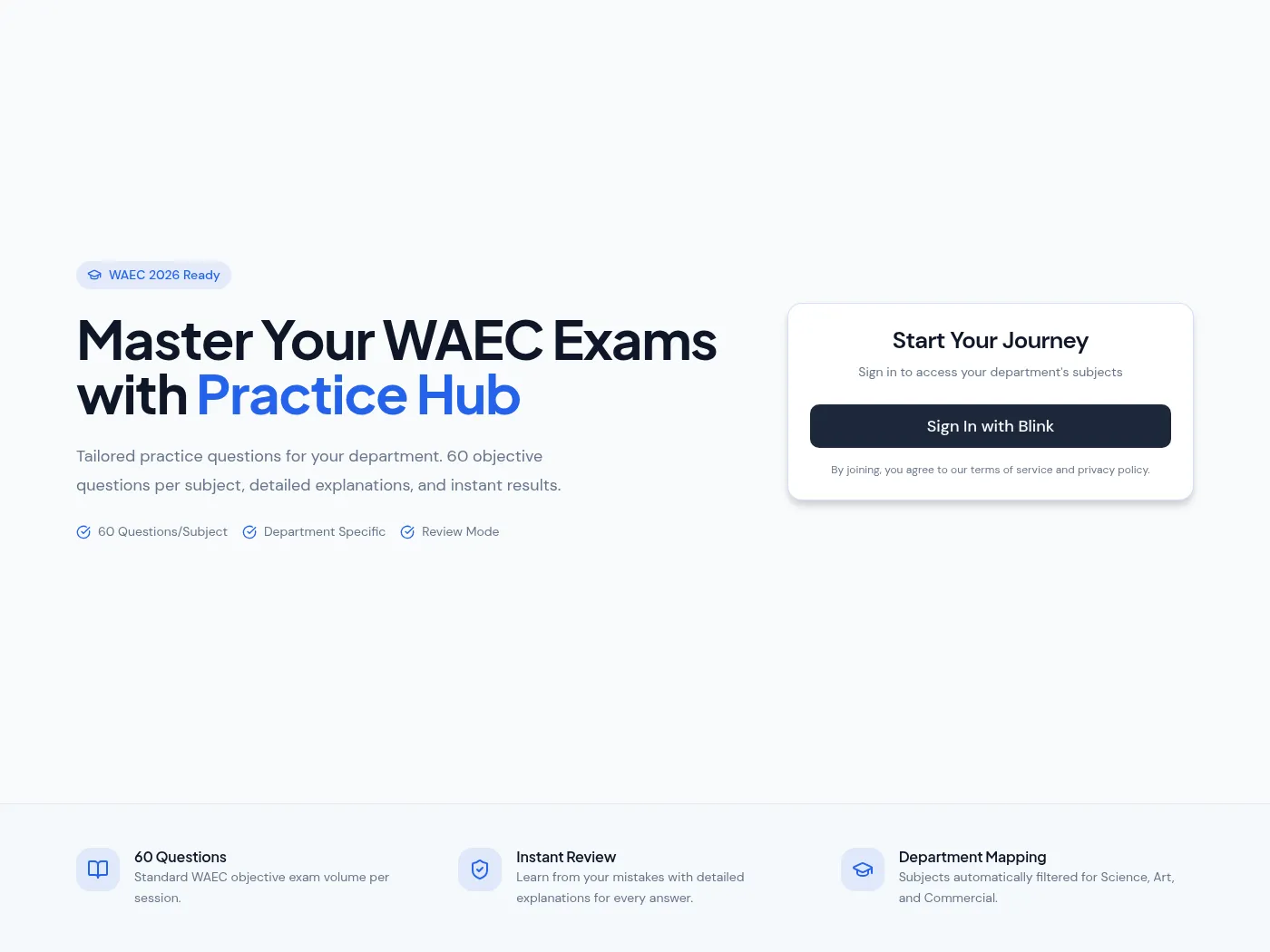 WAEC Practice Hub