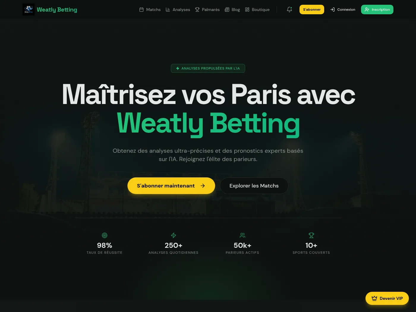 Waetly betting