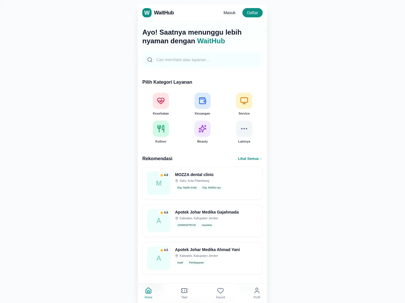 WaiThub Web Clone