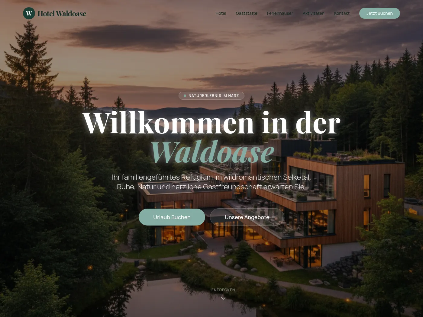 Waldoase Hotel Landing