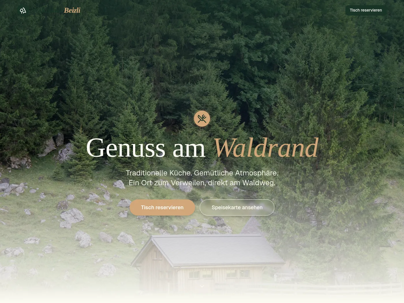 Waldrand Beizli Website