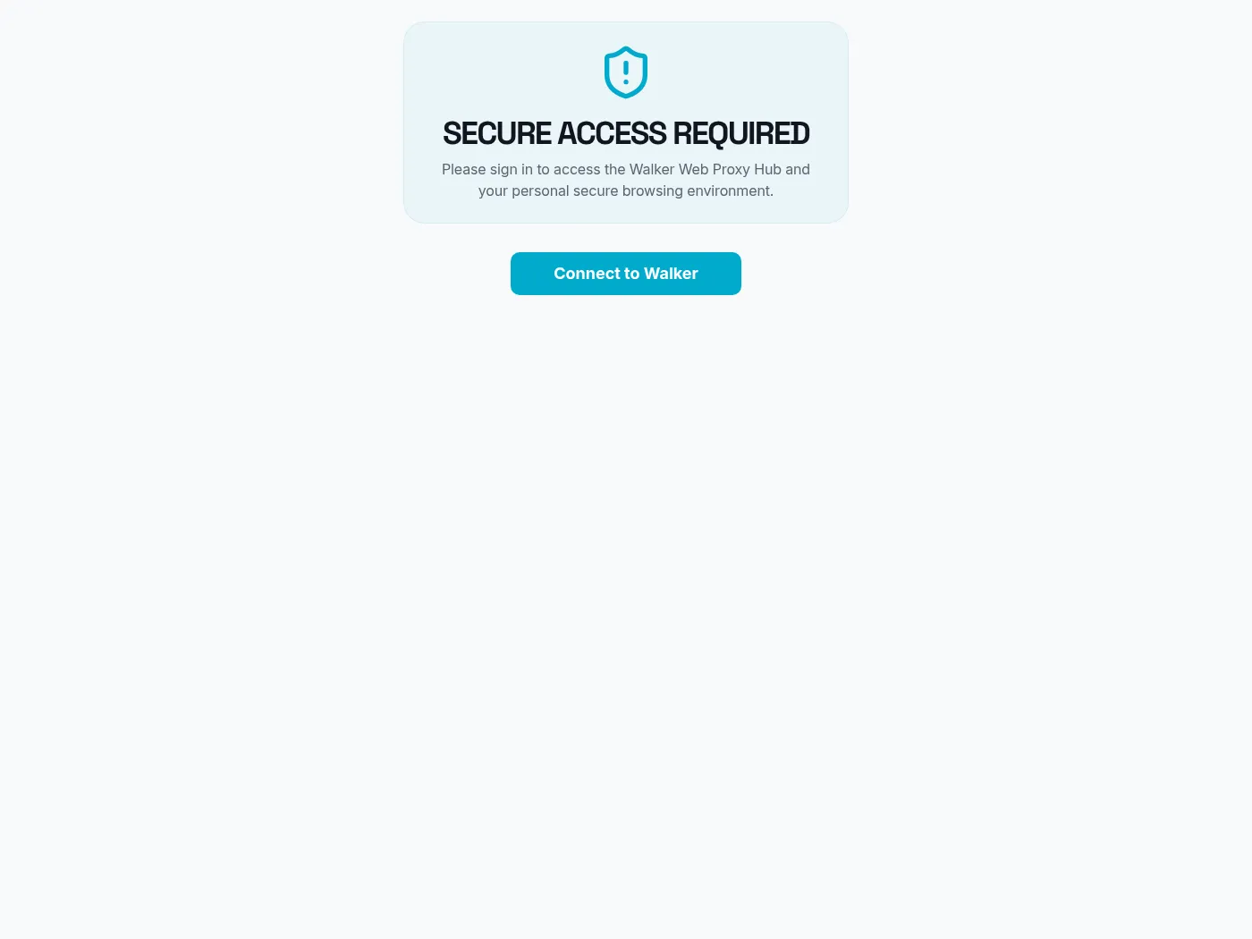 Walker Web Proxy Hub