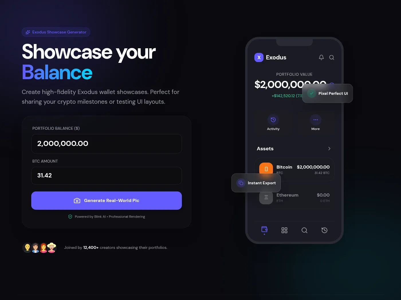 Exodus Wallet Showcase