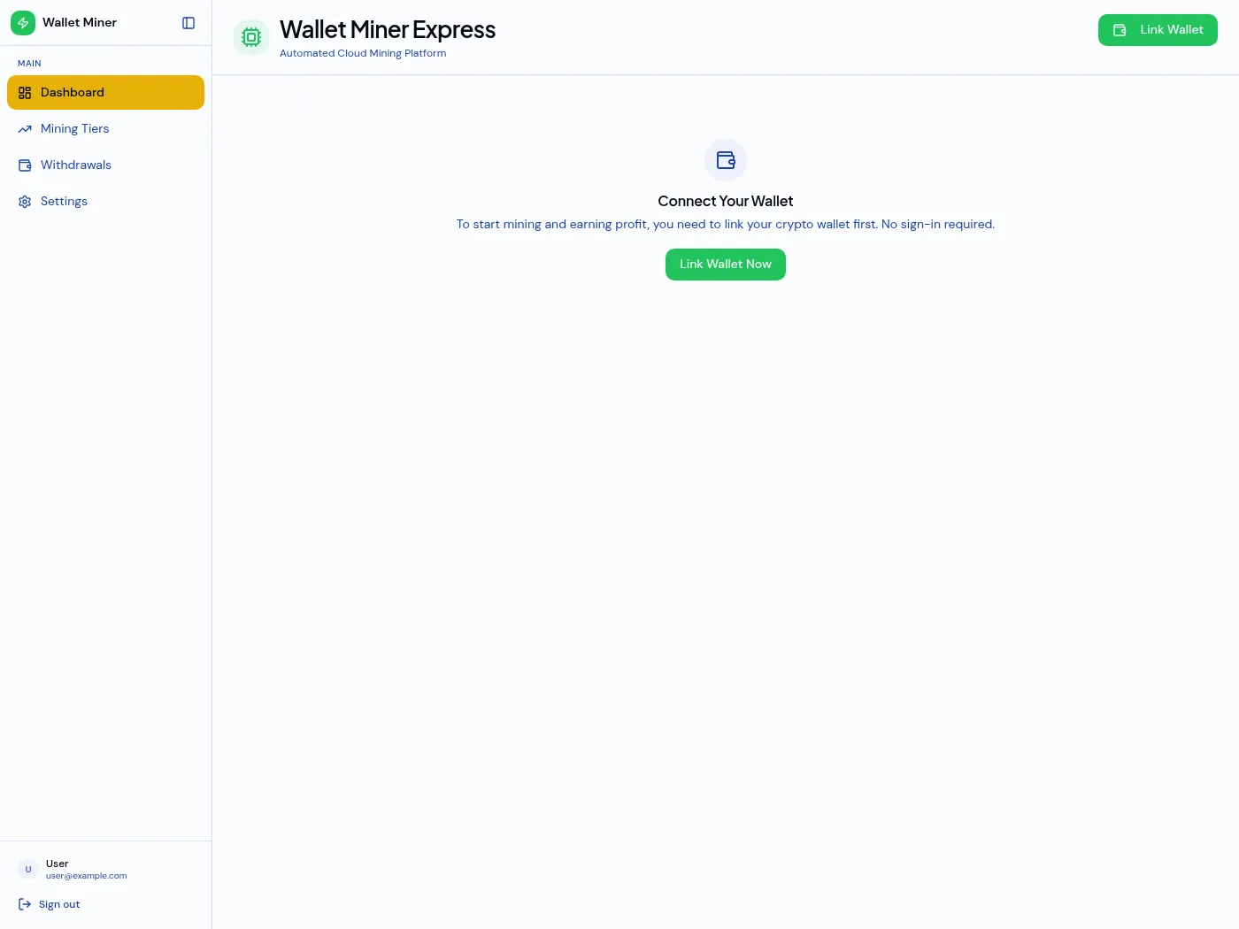 Wallet Miner Express