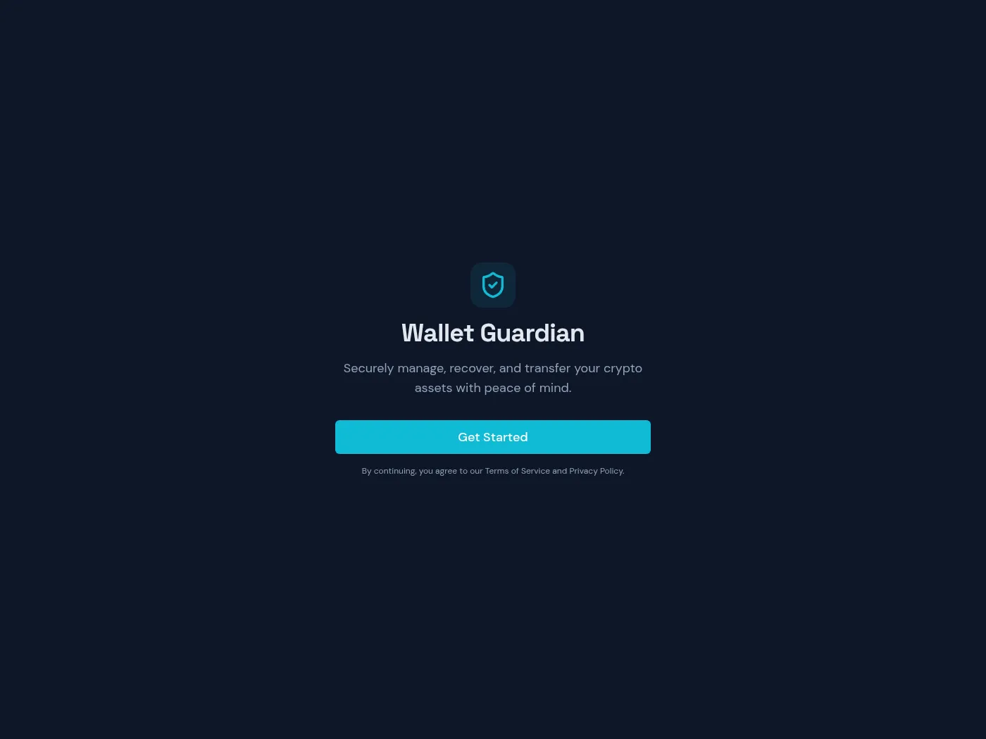 Wallet Guardian Server