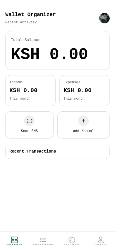 Wallet SMS Organizer