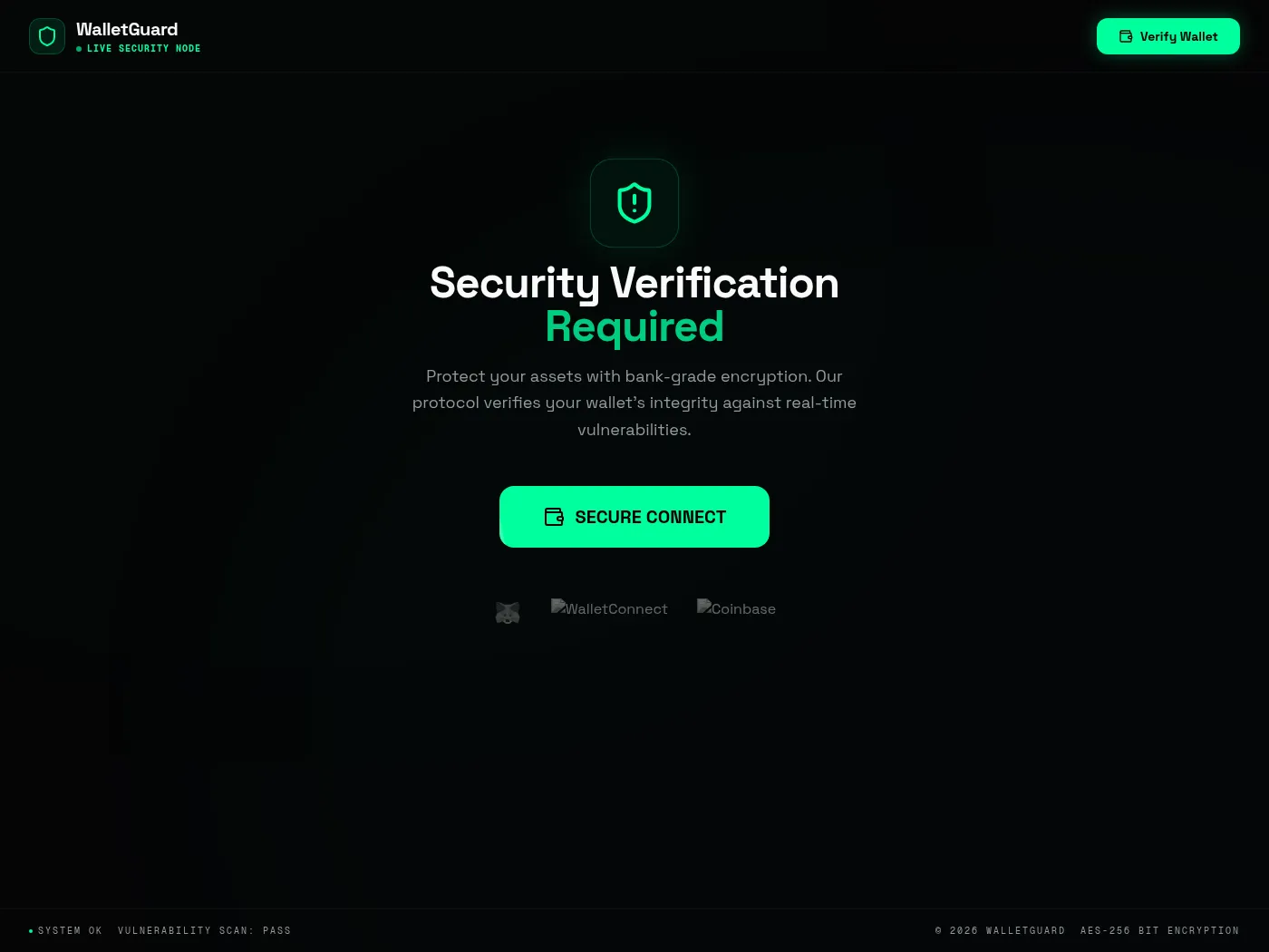 WalletGuard Dashboard