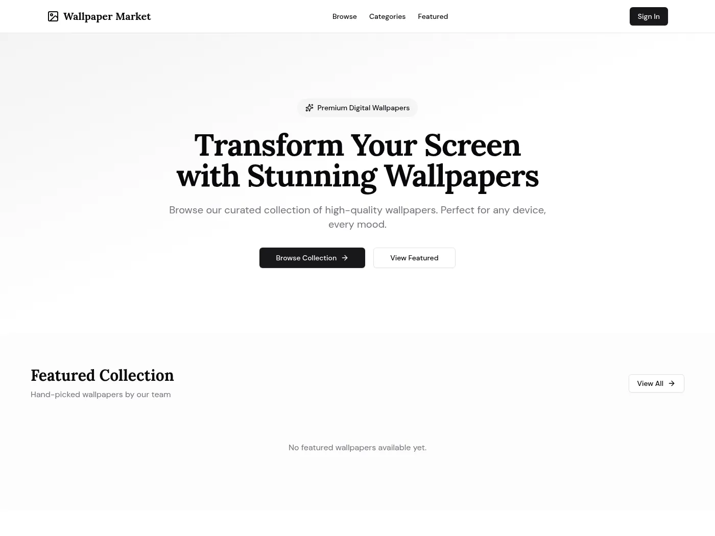 Wallpaper Market