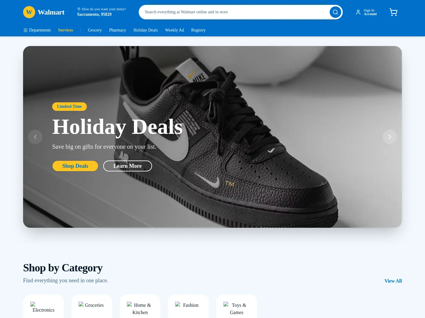 Walmart Online Shop