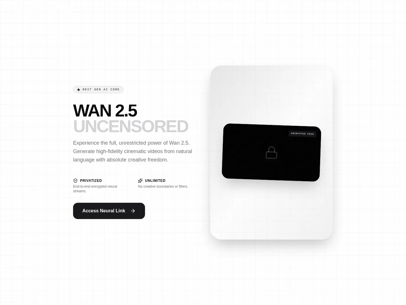 Wan 2.5 Uncensored Clone