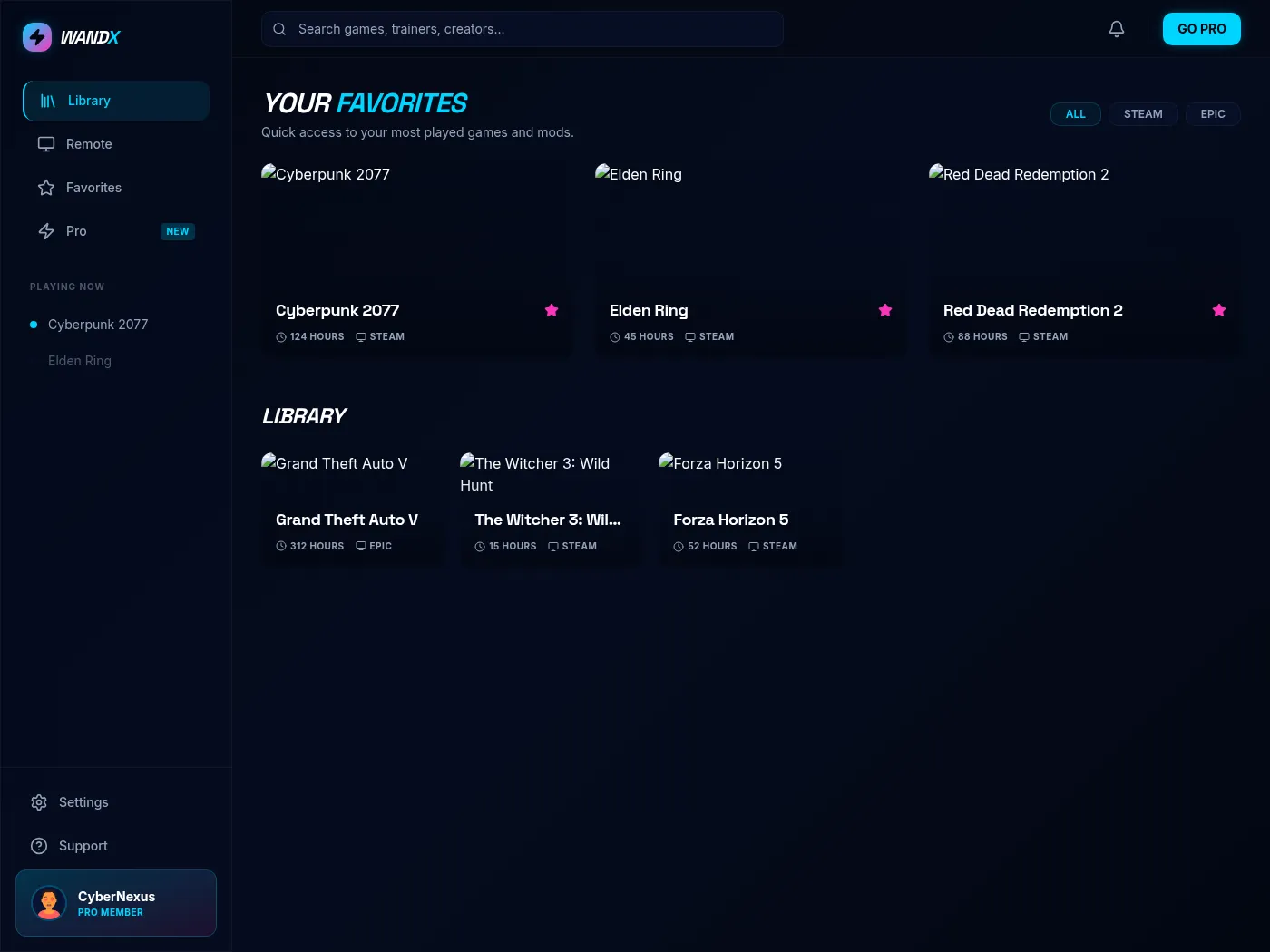WandX Mod Manager