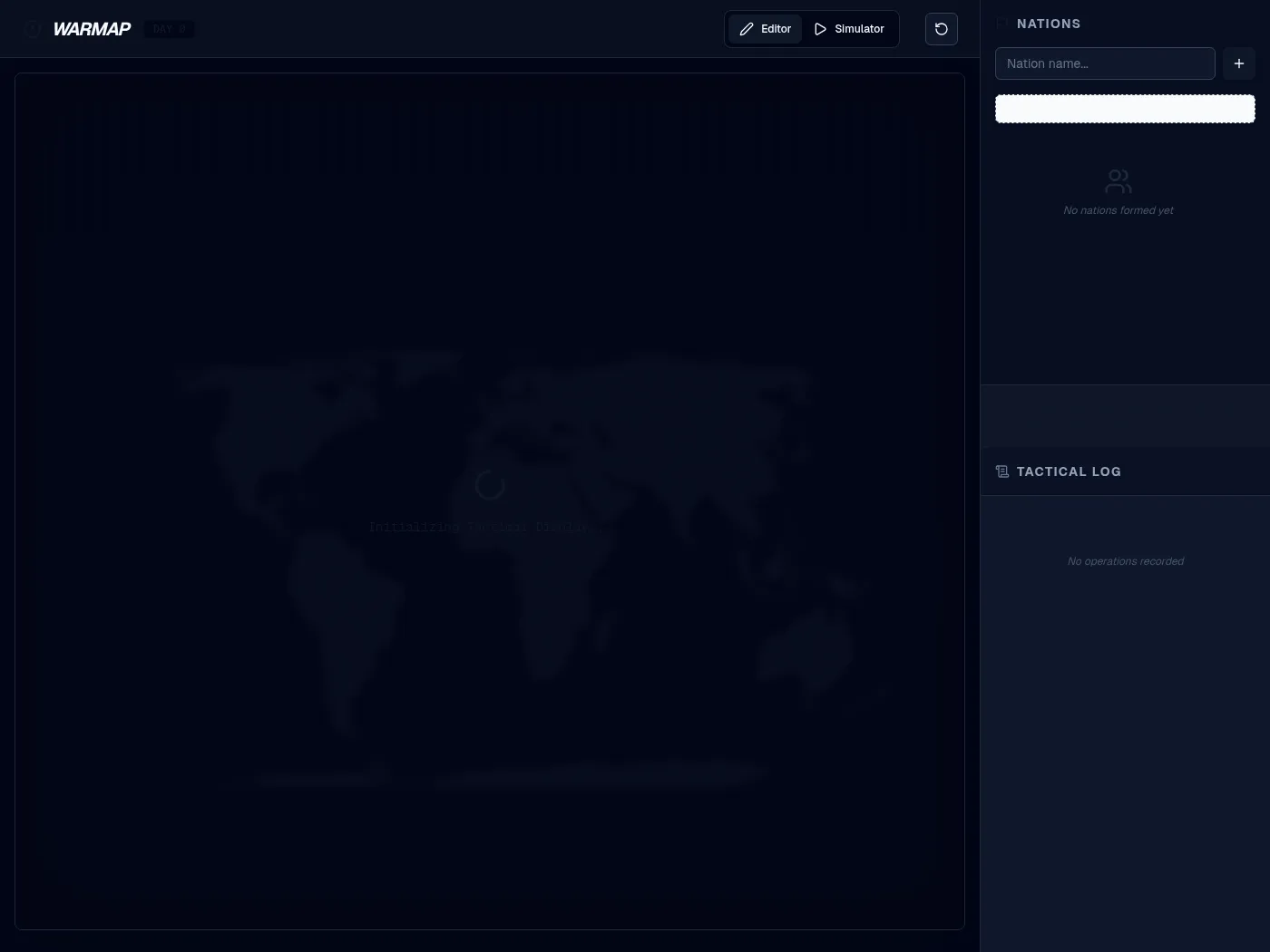 WarMap Simulator