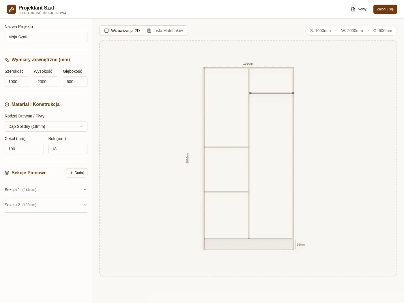 Wooden Wardrobe Designer
