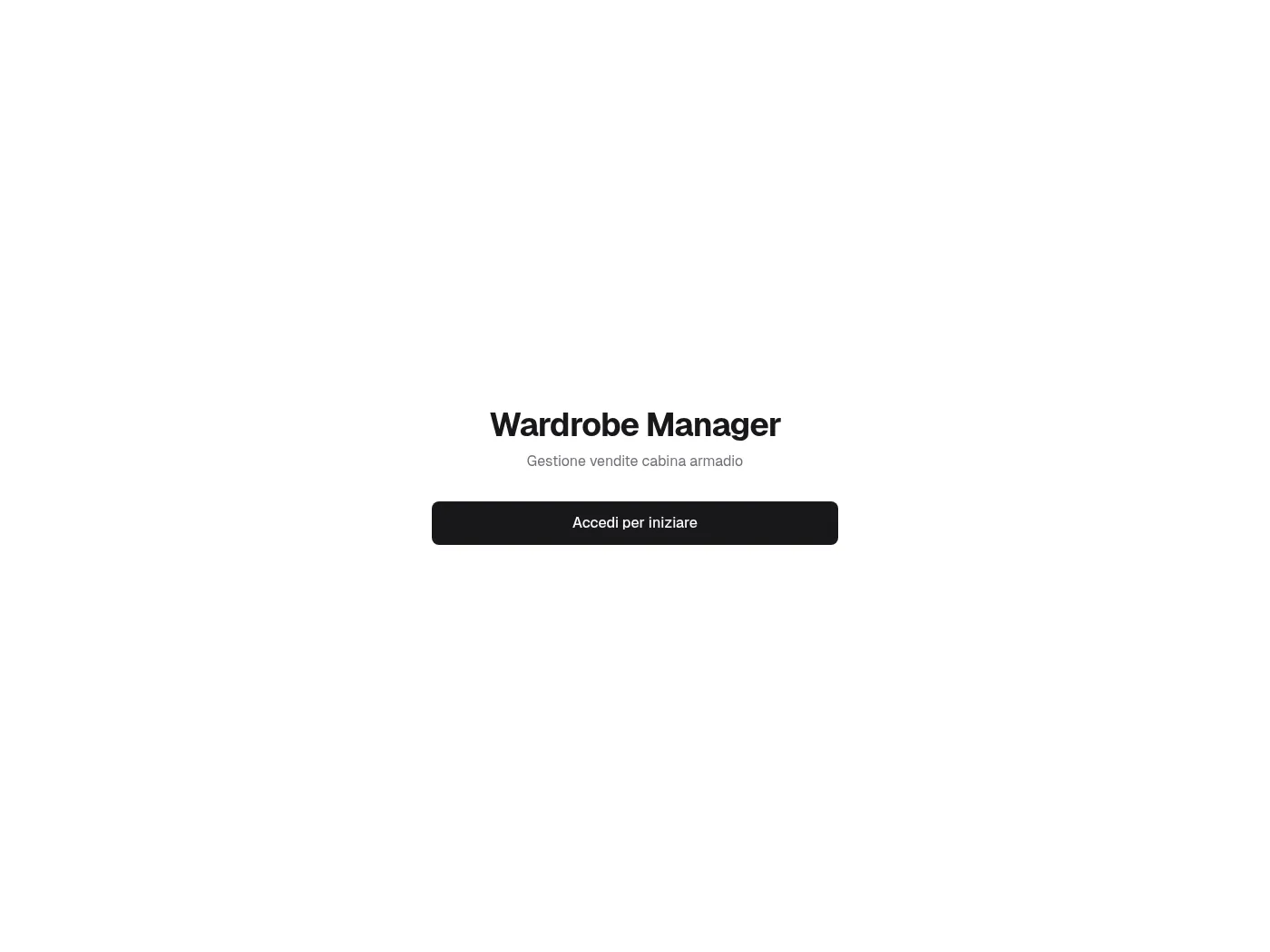 Wardrobe Sales Manager