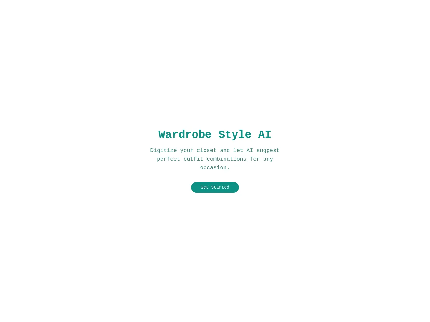 Wardrobe Style AI