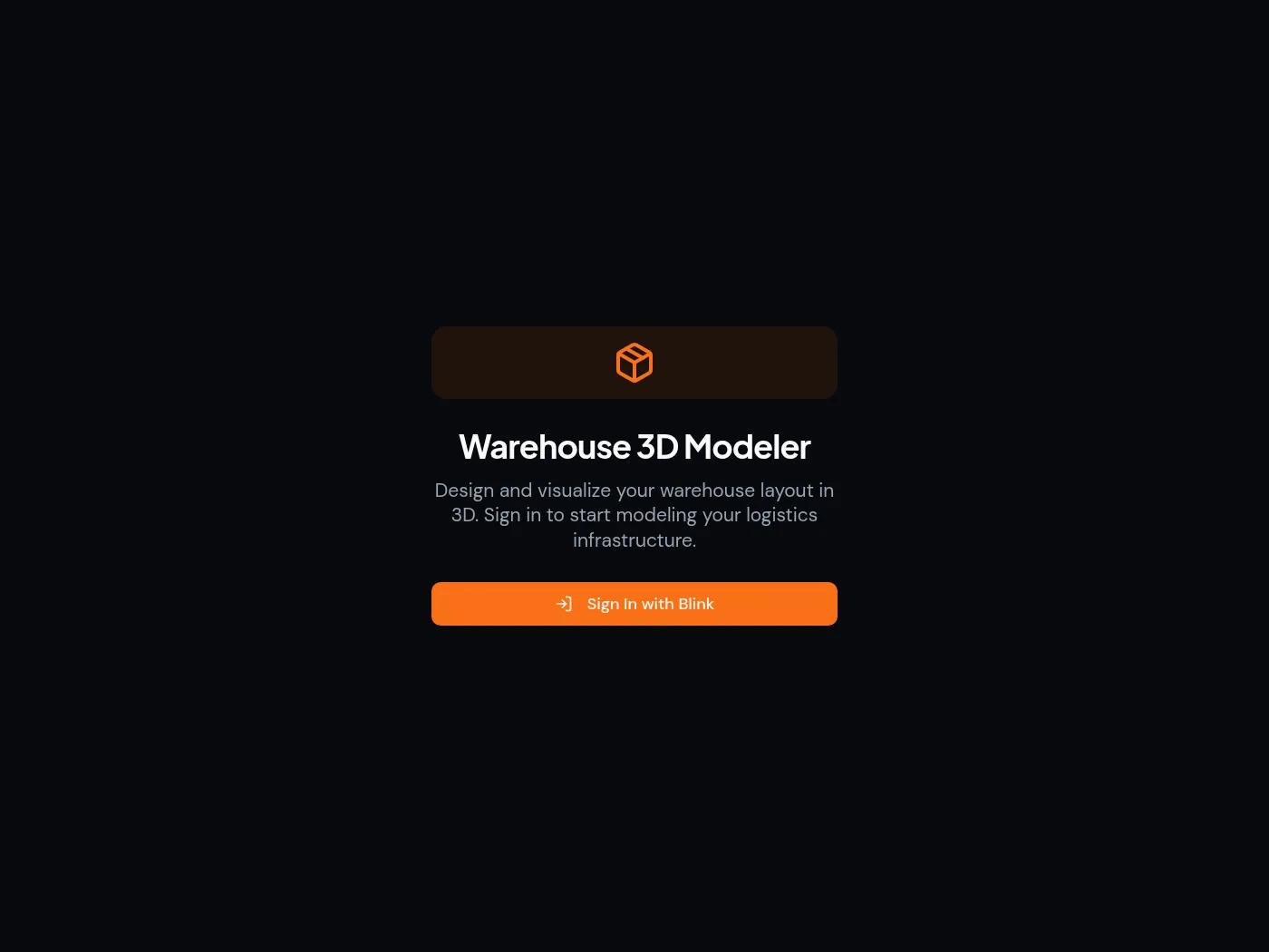 Warehouse 3D Modeler