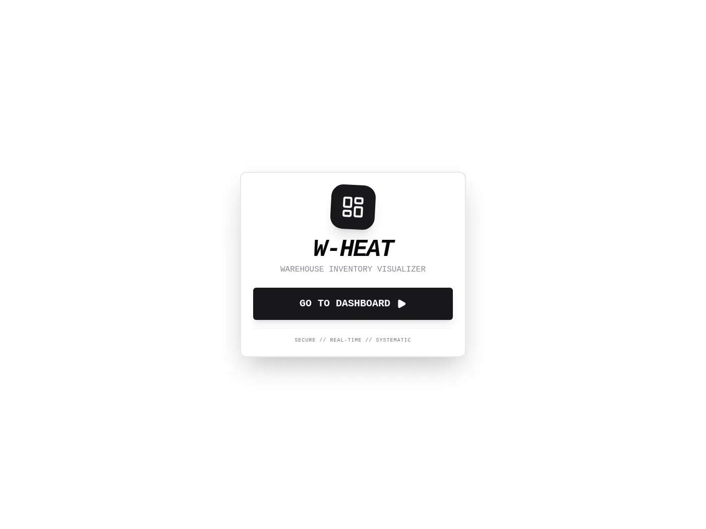 Warehouse Heatmap Tracker