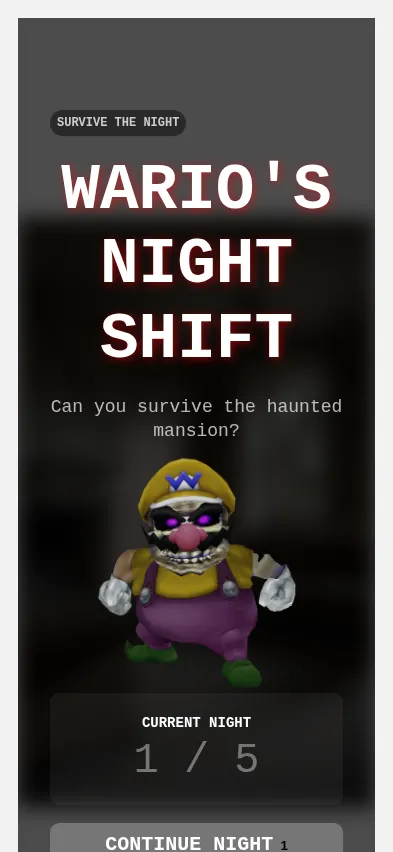 Wario's Night Shift