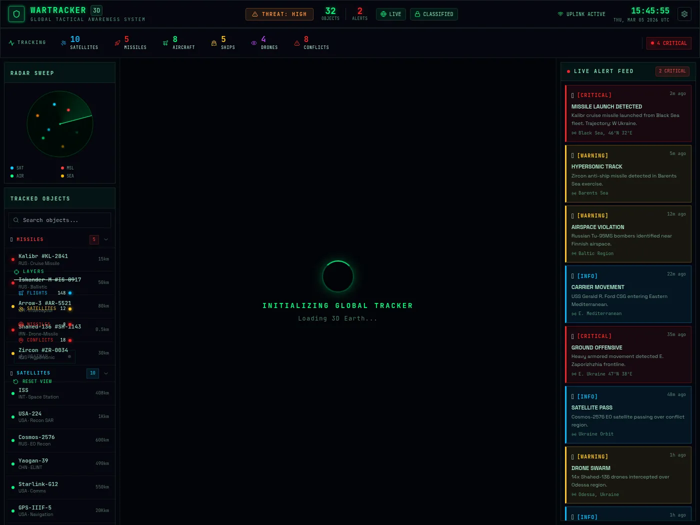 WarTracker 3D