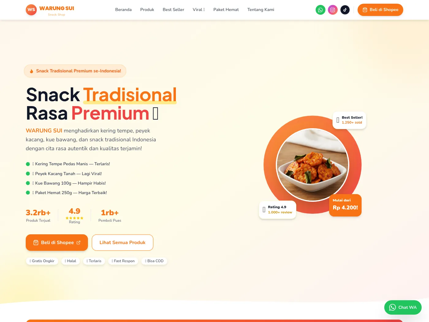 WARUNG SUI Snack Shop