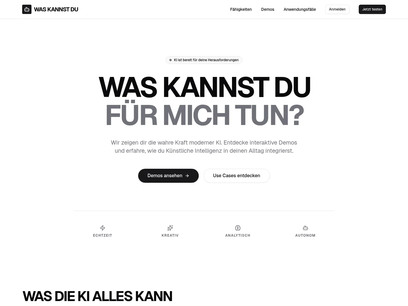 Was Kannst Du