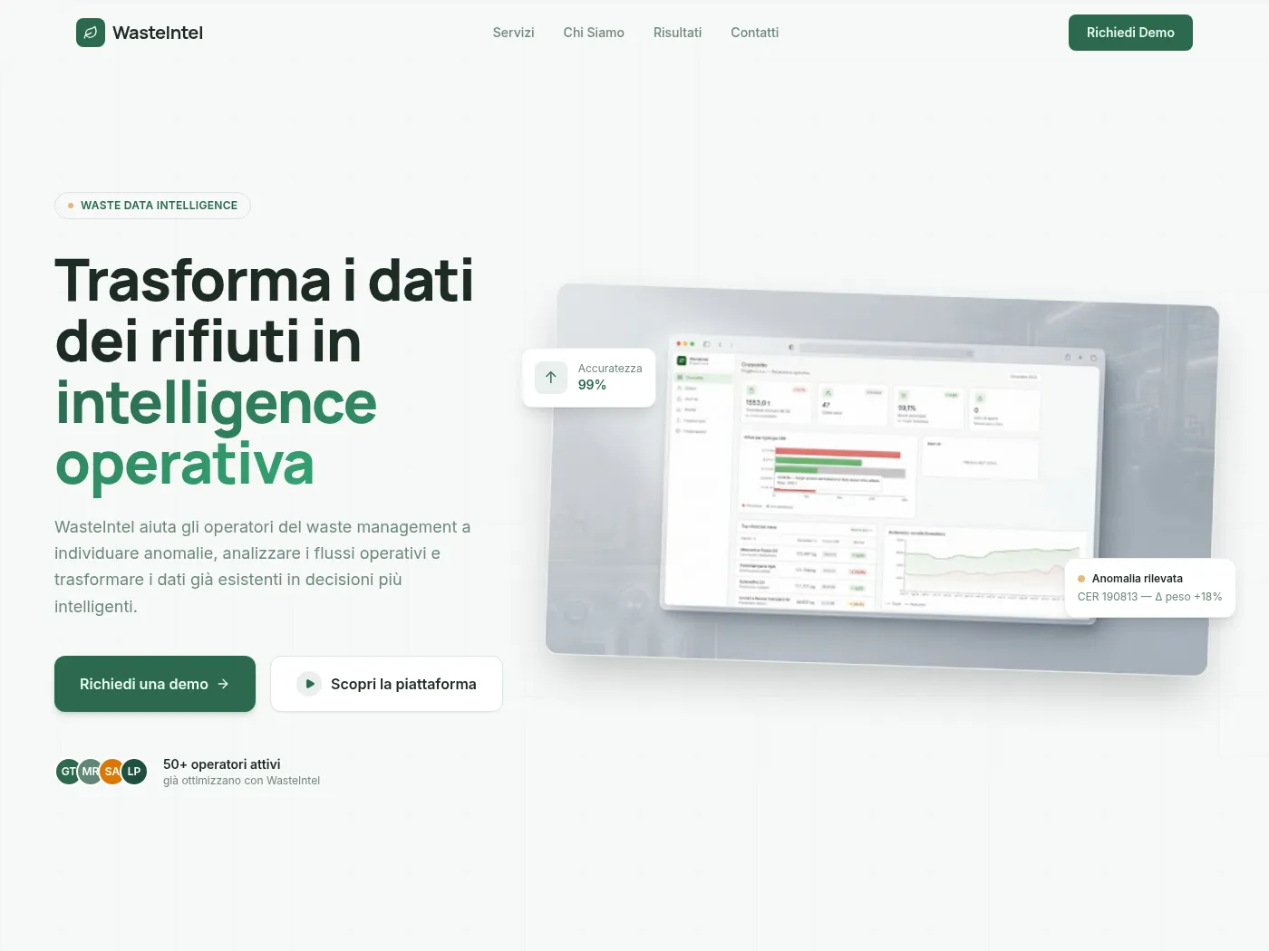 WasteIntel SaaS Platform