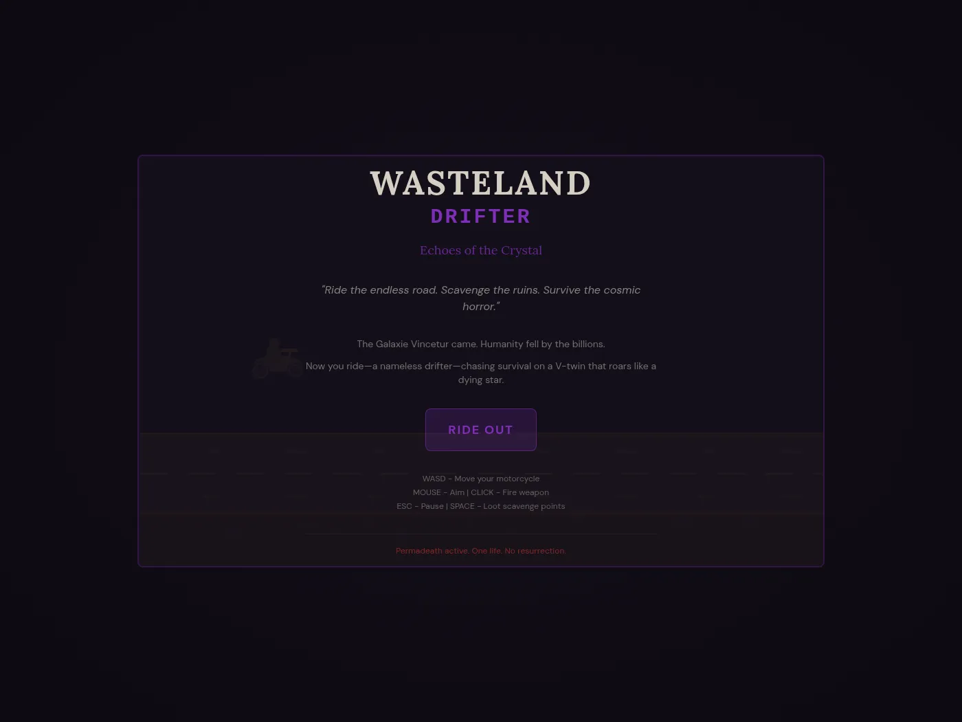 Wasteland Drifter Survival RPG