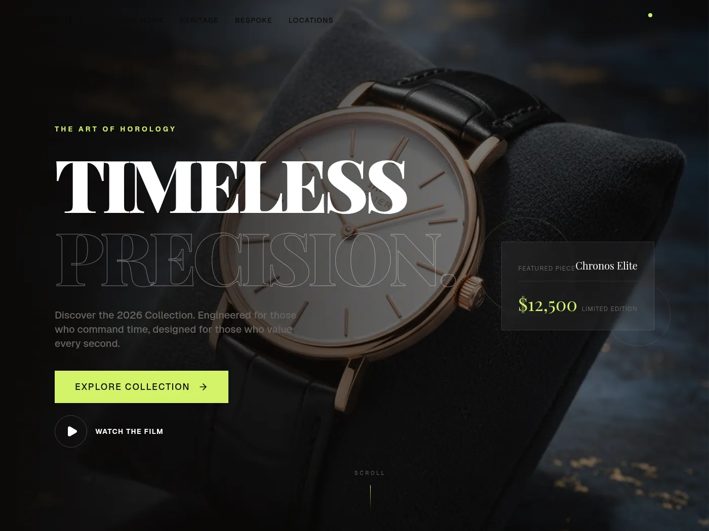Watch Showcase Site
