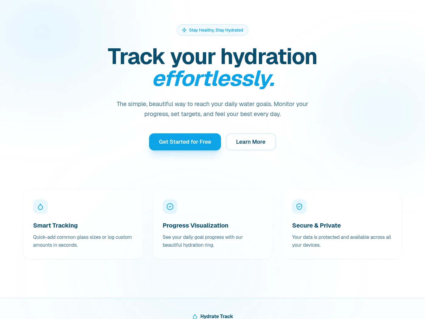 Hydrate Track