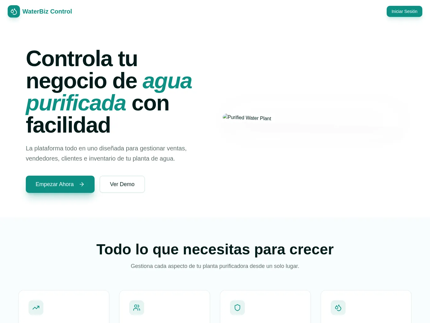 WaterBiz Control App