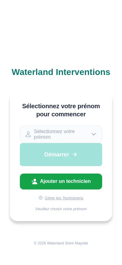 Waterland Interventions