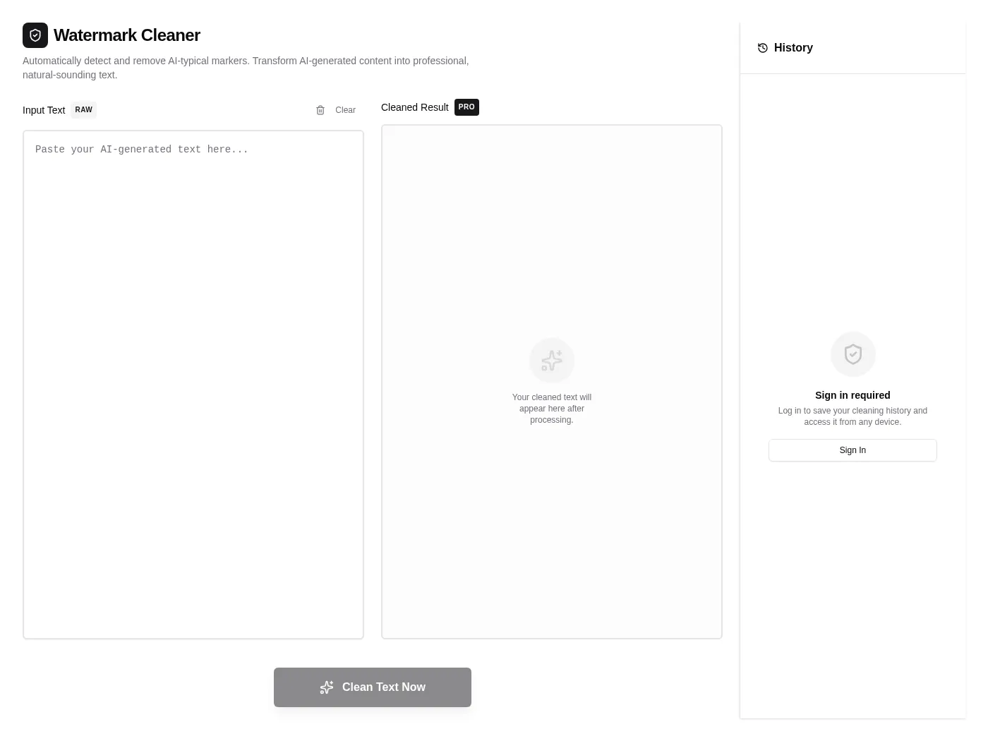 Watermark Cleaner Tool